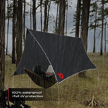 【並行輸入品】 Rain Fly EVOLUTION 12 x 10フィート キャンピングハンモックレインフライ 防水テントタープ ...