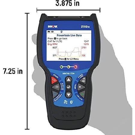 INNOVA 3160RS OBD2 スキャナー ABSブレーキブリーダー ABS SRSエンジントランスミッション診断 エアバッグライト ...