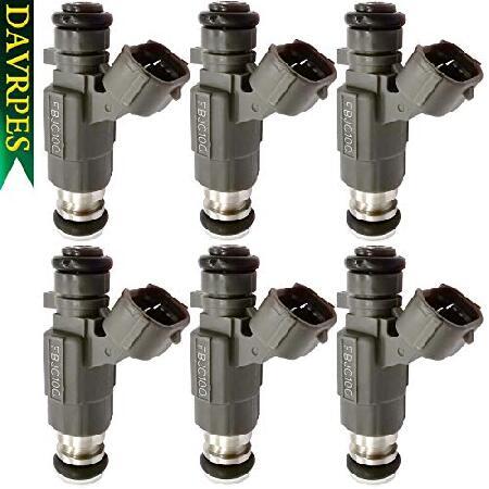 DAVRPES 6Pcs FBJC100 FJ828 Fuel Injectors 4 Holes Spray Nozzle For ...