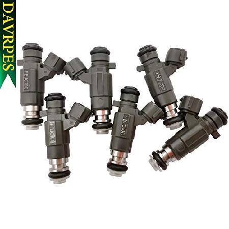 DAVRPES 6Pcs FBJC100 FJ828 Fuel Injectors 4 Holes Spray Nozzle For ...
