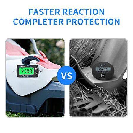 Small Engine Tachometer Hour Meter: Timorn Digital Inductive Waterproof Tiny Tach Meter ＆ RPM HR ...