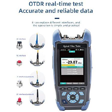 Mini OTDR 9-in-1 Function 1310/1550nm Fiber Optic Reflectometer VFL OLS ...