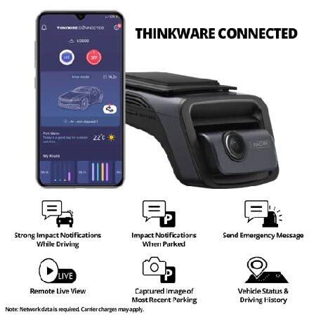 THINKWARE U3000 Ultra 4K Dash Cam STARVIS 2 Sensor Super Night Vision Dashcam for Car Camera ...