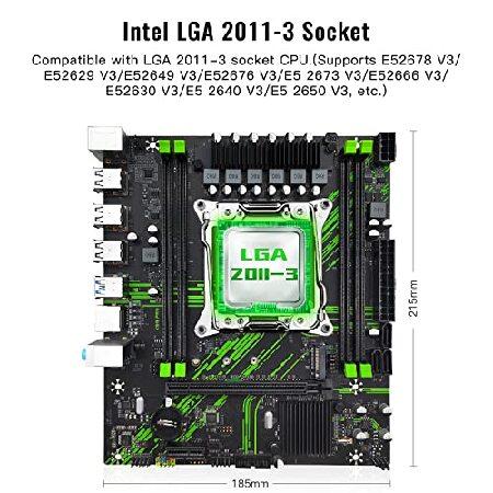 SHANGZHAOYUAN X99 PR9 LGA 2011-3 Motherboard for Intel Xeon E5 V3 V4 2011-v3 Socket Processor ...