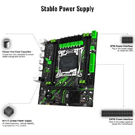 SHANGZHAOYUAN X99 PR9 LGA 2011-3 Motherboard for Intel Xeon E5 V3 V4 2011-v3 Socket Processor ...