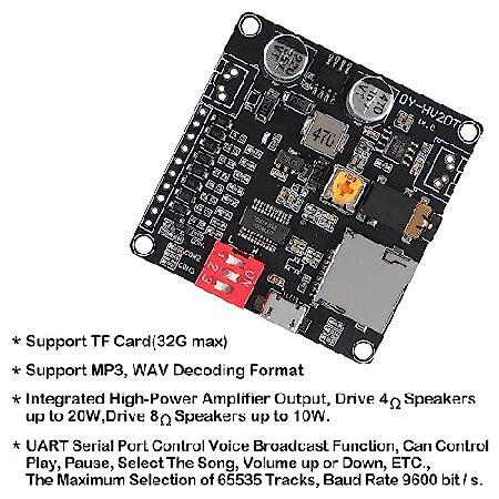 AITIAO 2PCS 20W Voice Playback Module MP3 Music Player DC 6-35V 12V/24V ...