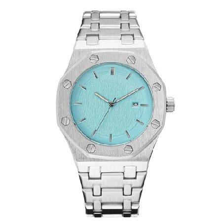 BARAMON メンズ腕時計、ロイヤリティステンレススチールクォーツムーブメント 日付 男性時計 防水 夜光針 カジュアル ビジネス 腕時計 ...