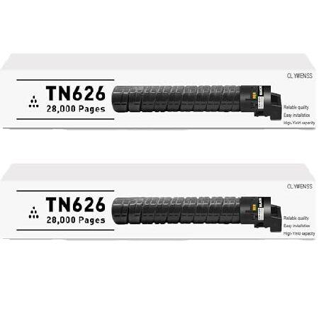 CLYWENSS 互換トナーカートリッジ TN-626K TN626K ブラックトナーカートリッジ Konica Minolta TN626 ...