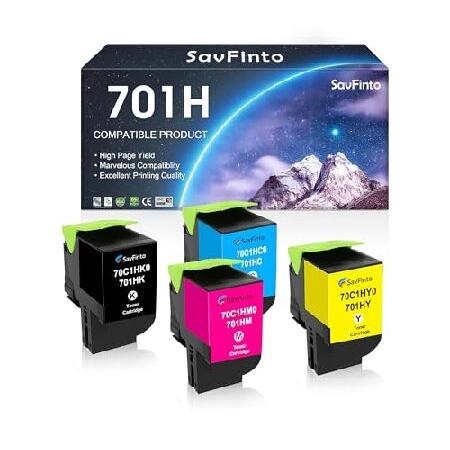 SavFinto 701H 互換トナーカートリッジ Lexmark CS310 CS310dn CS310n CS410 CS410dn ...