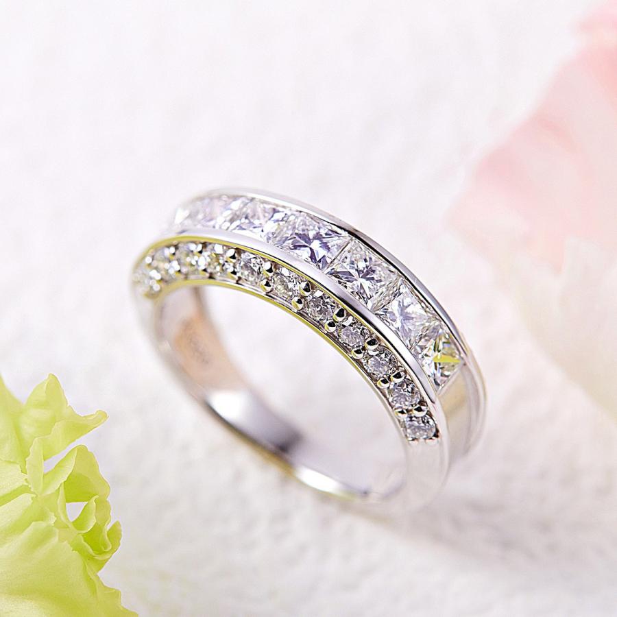 【今だけ!10%OFFクーポン 〜7/10】カナディアンダイヤモンド エタニティリング 計2.00ctUP [PT950] [型番:703544] : GEM HOUSE 彩 Yahoo!店 ...