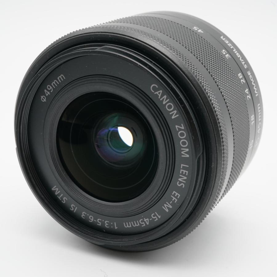 キヤノン 新品級 Canon EF-M15-45mm F3.5-6.3IS STM グラファイト レンズリアキャップ欠品 : オリーブカメラ - 通販 - Yahoo!ショッピング