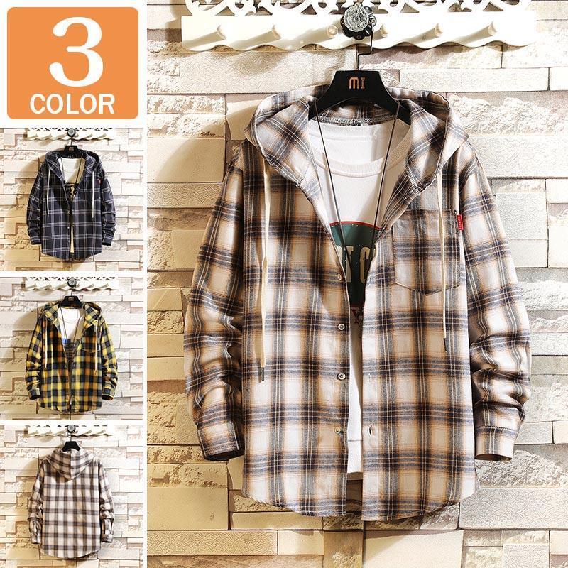 パーカー メンズ チェックシャツ 春秋 スポーツ トップス メンズパーカー 薄手 軽い アウター : JCBrigeストア - 通販 - Yahoo!ショッピング