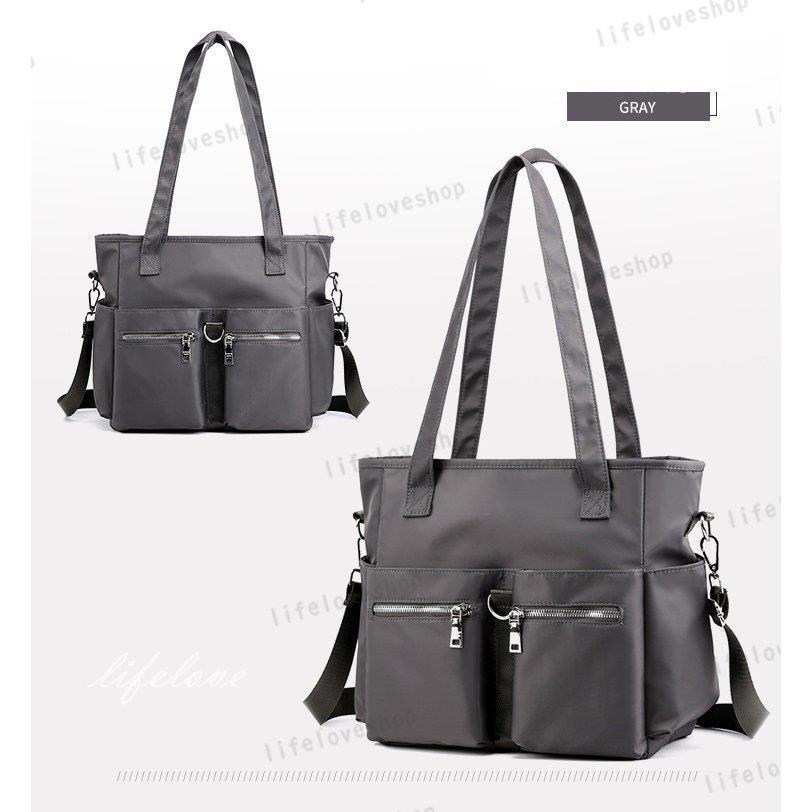 トートバッグ レディース ナイロン 2way ショルダーバッグ 通勤バッグ a4 ファスナー付き 大きめ スポーツ 女性 カバン 軽い 旅行 おしゃれ 40代 : JCBrigeストア ...