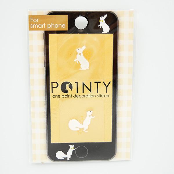 POINTY STICKER スマホ ポインティ ステッカー 蒔絵シール シール デコレーションシール ワンポイントシール スマホカバー ...