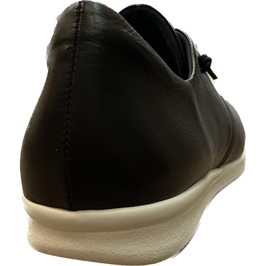 FIZZ REEN フィズリーン レザースニーカー コンフォート ゴムレース 脱ぎ履き楽々 歩きやすい 幅広 低反発クッション 本革 日本製 7502 bl :fz7502bl:シューズオモ ...