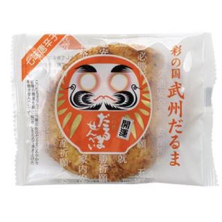 せんべい・あられ 七越製菓 素材と手仕事にこだわった 彩の国 だるませんべい 33枚入 [13042] おもてなしギフト : おもてなしギフトショップ - 通販 - Yahoo!ショッピング