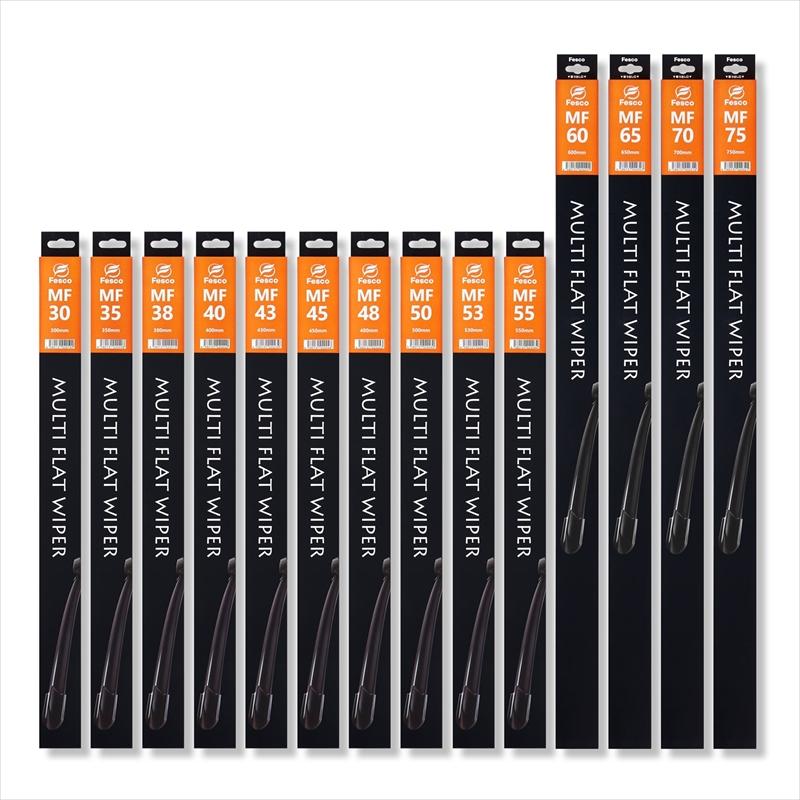 AERO（OGK Kabuto） 輸入車エアロフラットワイパー車種用SET mf-6540-129C シトロエン C3[A88] 1.2VTI エアクロス 年式： 2018.04〜 : 男前 ...