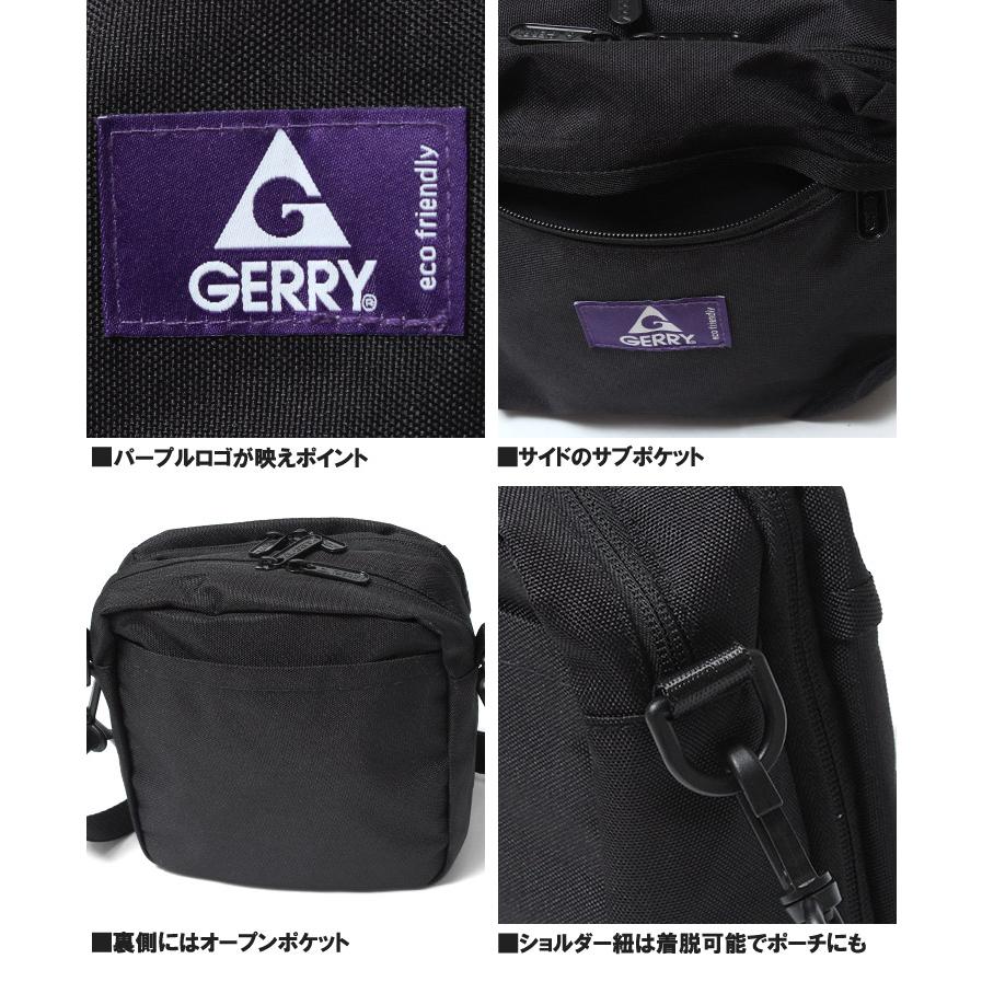 GERRY 【メール便で送料無料】 GERRY(ジェリー) ボックス型 マルチ ショルダーバッグ メンズ 多機能 撥水加工 アウトドア ミニ ...