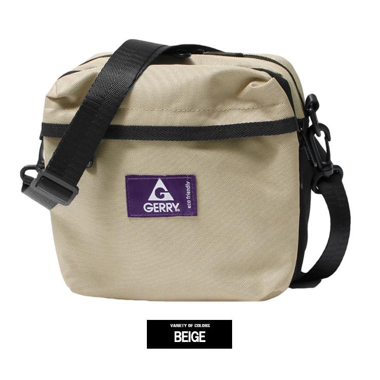GERRY 【メール便で送料無料】 GERRY(ジェリー) ボックス型 マルチ ショルダーバッグ メンズ 多機能 撥水加工 アウトドア ミニ ...