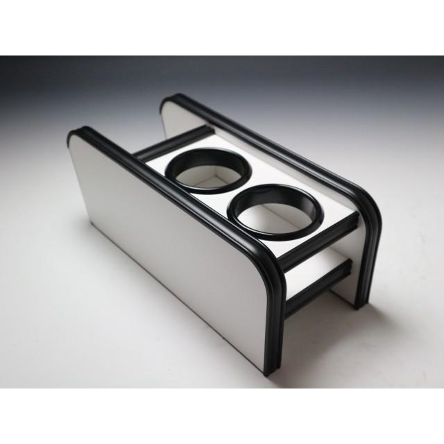 One Creation L375/385タント(07/12〜) センターコンソールホルダーA型（カップ2仕様） ホワイト オールブラック : one creation - 通販 ...