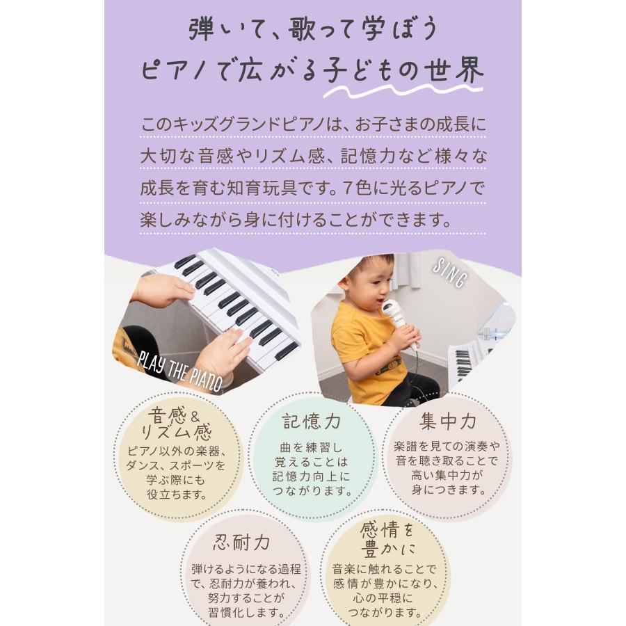1年保証 おもちゃ ピアノ マイク付き プレゼント 電子玩具 音色4種 デモ曲19種 電子ピアノ キーボード 楽器玩具 知育玩具 子供 女の子 音楽 送料無料 : ys-a07401 ...