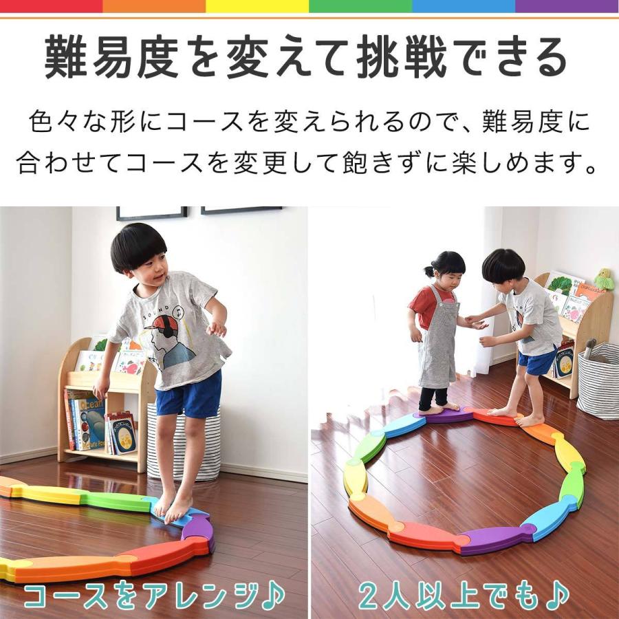 RiZKiZ 1年保証 バランス平均台 13点セット 家庭用 幼児 子供 おもちゃ 室内 大人 ソフト 綱渡り 遊び 屋外 知育玩具 遊具 安全 体幹 丸 円 サークル 保育園 送料無料 ...