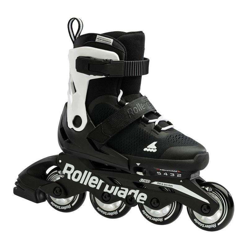 Rollerblade ローラーブレード キッズ ジュニア 子供用 インラインスケート 2023 microblade マイクロブレード ブラック/ホワイト : rollerblade ...