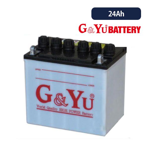 G＆Yuバッテリー G&Yuバッテリー 国産車用強力スターティングバッテリー ecobaシリーズ 34A19R L 24Ah 5時間率容量 複数台ご注文はメーカー直送代引 時間指定不可 ...