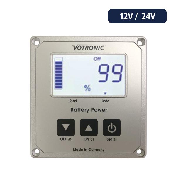 ボトロニック バッテリー残量計 12v 24V LCD-Battery-Computer 汎用 400 s 型式 obs-400-s 代引き不可 防災 : サブバッテリーシステム専門店ワン ...