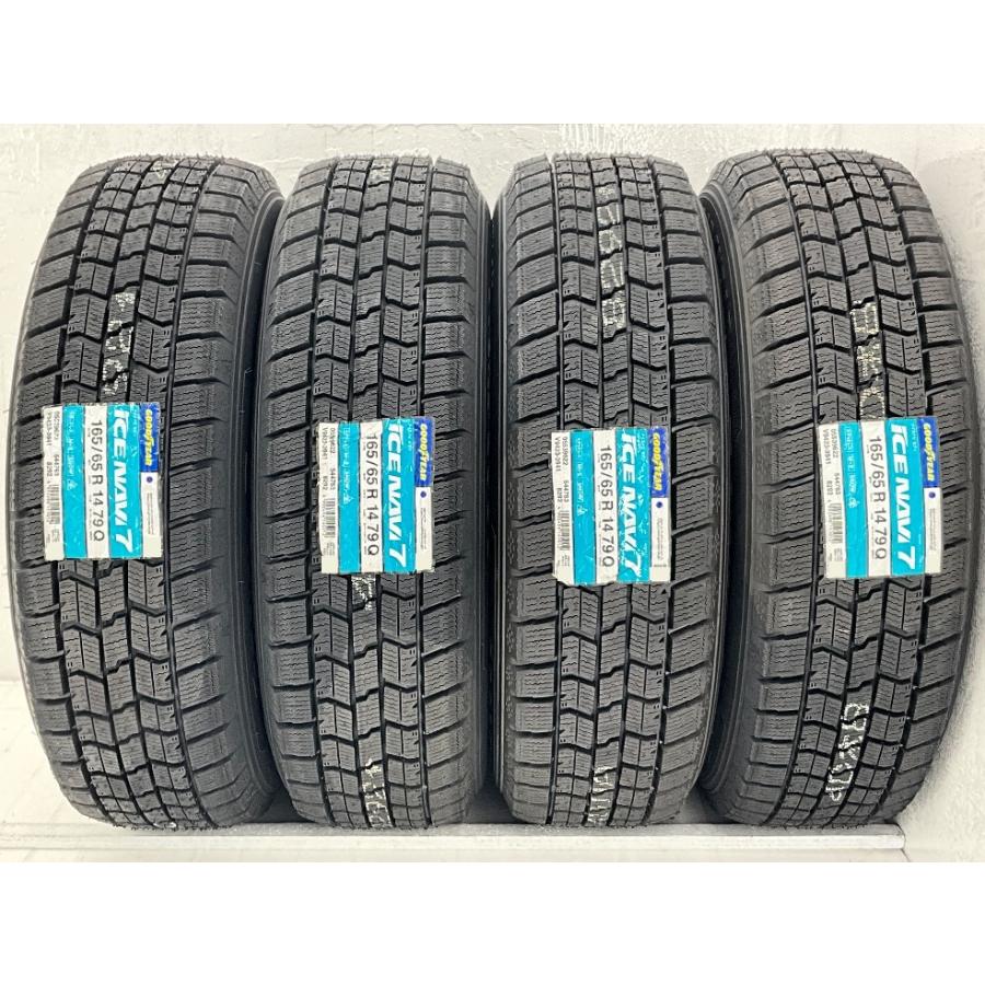 グッドイヤー 新品タイヤホイールセット 165/65R14 79Q 14インチ 14×5.5J +40 4穴 PCD100 TIRADO 冬 ...