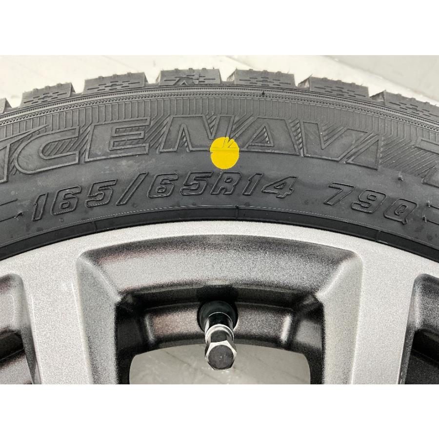 グッドイヤー 新品タイヤホイールセット 165/65R14 79Q 14インチ 14×5.5J +40 4穴 PCD100 TIRADO 冬 ...