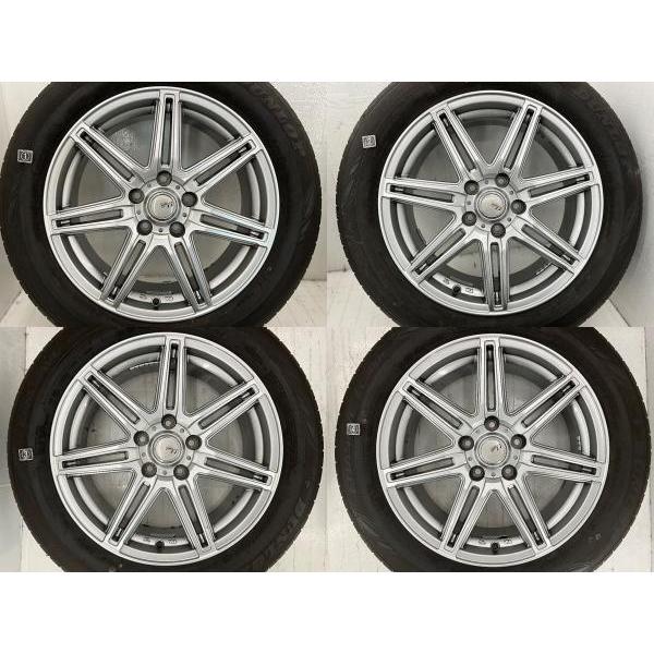 DUNLOP 中古タイヤホイールセット 215/60R17 96H 17インチ 17×7J +48 5穴 PCD114.3 ダンロップ ...