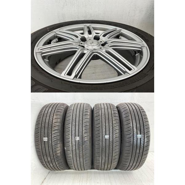 DUNLOP 中古タイヤホイールセット 215/60R17 96H 17インチ 17×7J +48 5穴 PCD114.3 ダンロップ ...