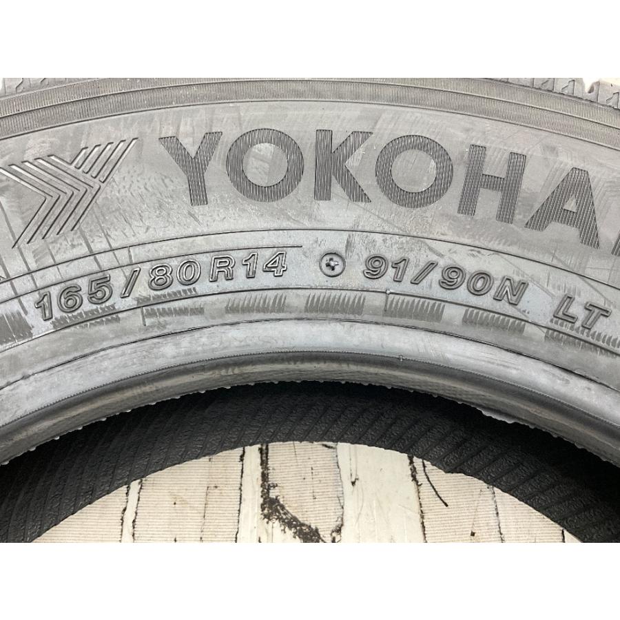 新品タイヤ 処分特価 2本セット 165/80R14 91/90N LT ヨコハマ ICEGUARD IG91 冬 スタッドレス 165/80/14 バン/ボンゴ b9103 ...