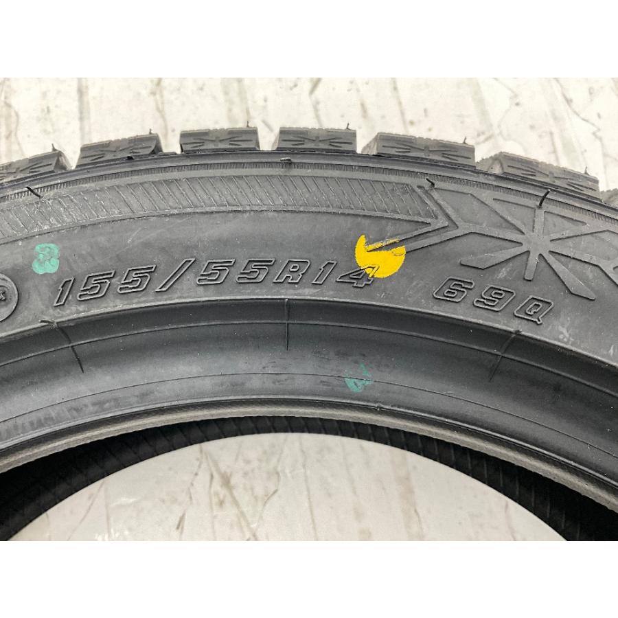 グッドイヤー 新品タイヤ 2本セット 155/55R14 69Q ICENAVI6 冬 スタッドレス 155/55/14 オプティ/ミラ/eK ...
