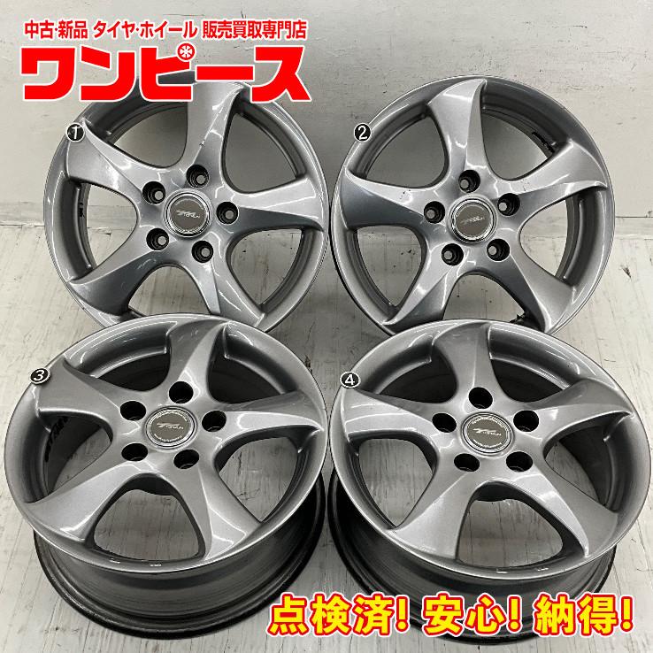 中古アルミホイール 4本セット 15×6J +45 5穴 PCD114.3 15インチ BRIDGESTONE TOPRUN c2005 : tz15c2005 : 中古タイヤワンピース ...
