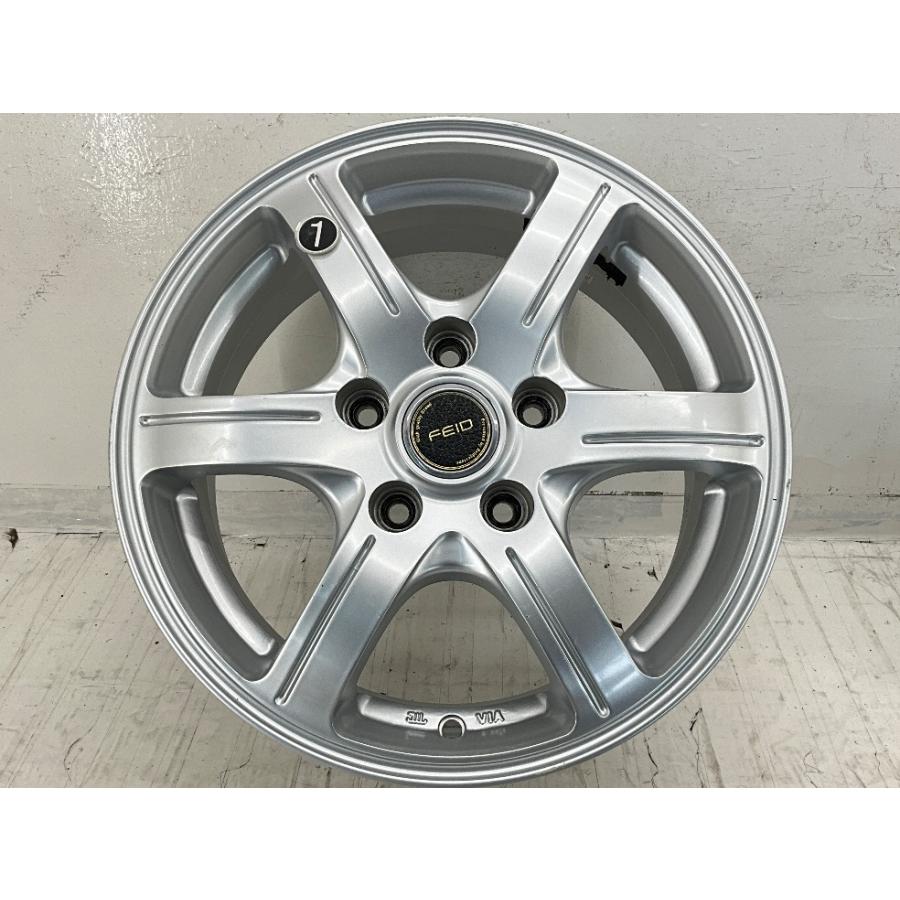 中古アルミホイール 4本セット 15×6J +45 5穴 PCD114.3 15インチ FEID c2097 : 中古タイヤワンピース - 通販 - Yahoo!ショッピング