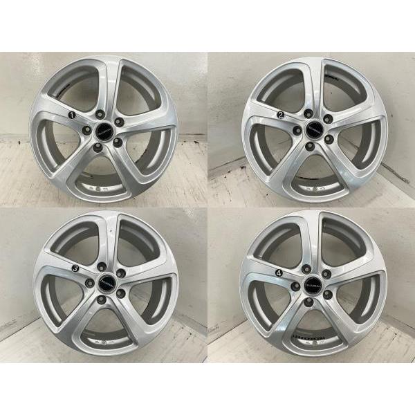 中古アルミホイール 4本セット 17×7J +38 5穴 PCD114.3 17インチ BRIDGESTONE BALMINUM c2050 : tz17c2050 : 中古タイヤワンピース ...