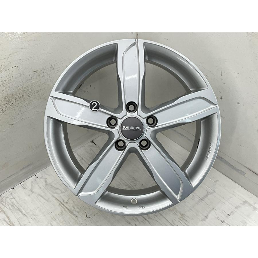 中古アルミホイール 4本セット 17×7.5J +49 5穴 PCD112 17インチ MAK c2806 : 中古タイヤワンピース - 通販 ...