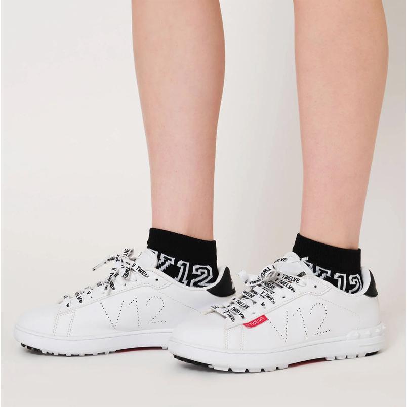 ヴイトゥエルヴ V12 ゴルフ レディース 2023年春夏 ST LOGO SOCKS ソックス V122310-AC21 :V122310-AC21:ゴルフショップ ワンポイント - 通販 ...