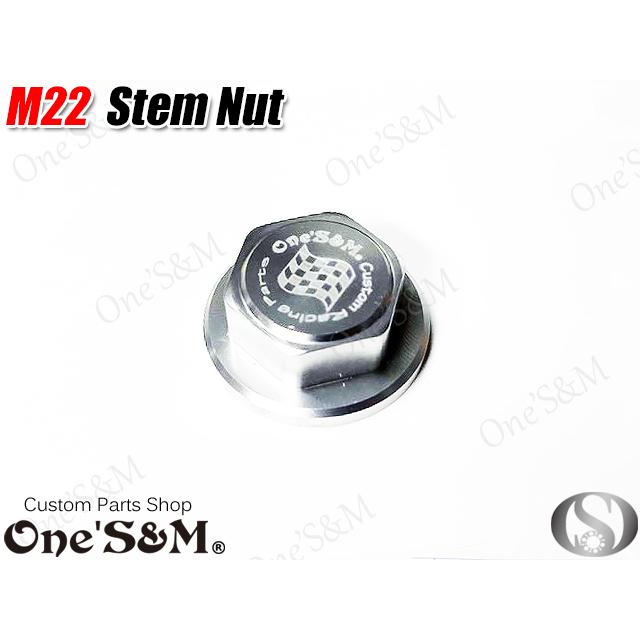 ゆステアリングステムナット CNC削出し ステムナット M22 P1.0 [E29-3] : ワンズアンドエム - 通販 - Yahoo!ショッピング
