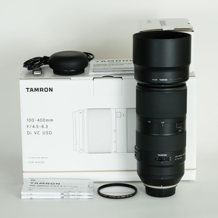 [美品｜フィルター・おまけ付] TAMRON 100-400mm F/4.5-6.3 Di VC USD (Model A035) [ニコン用] / ニコンFマウント : ONESCENE ...