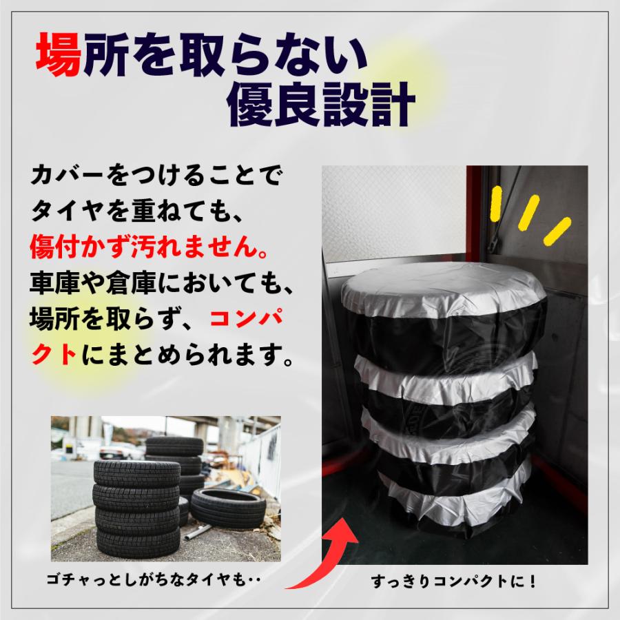 【Yahoo!1位】タイヤカバー 屋外 防水 1本用 車 1本 4本 4枚 セット 厚手 車用 タイヤ カバー 軽自動車 ミニバン SUV 自動車 スペアタイヤ 210D 収納 丈夫 ...