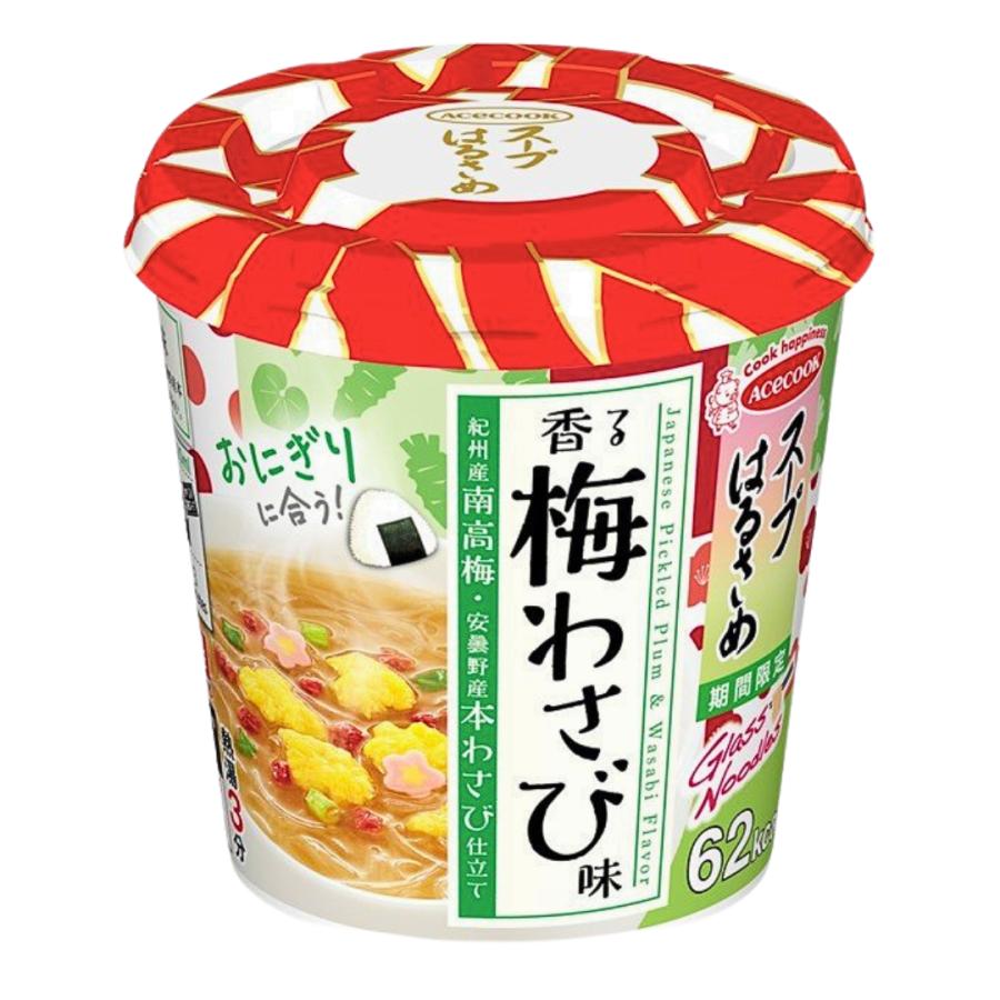 スープはるさめ 香る梅わさび味 賞味期限2025.10.17 エースコック 19g はるさめ スープ春雨 春雨 スープ まとめ買い 箱買い 業務用 : one store - 通販 ...