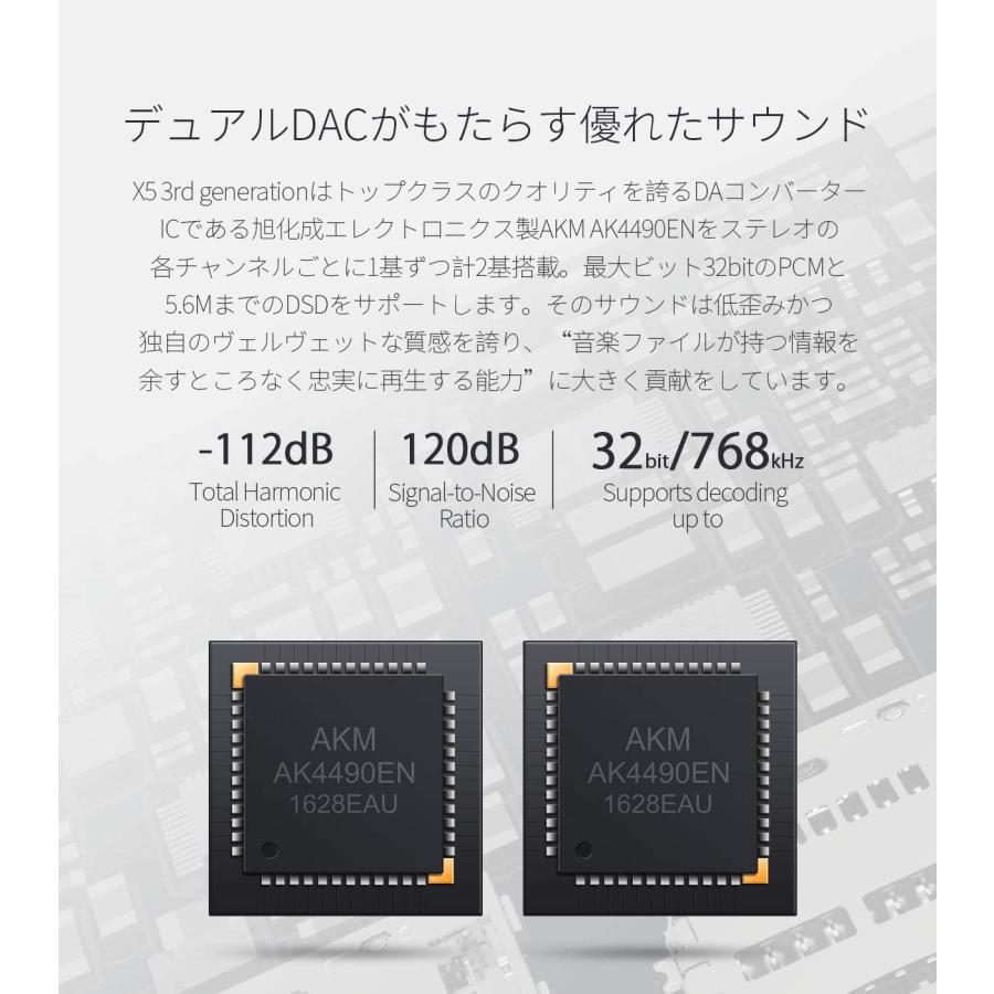 並行輸入品 [FiiO]X5 3rd gen [RED/レッド] :760238:オネスト ヤフー店 - 通販 - Yahoo!ショッピング