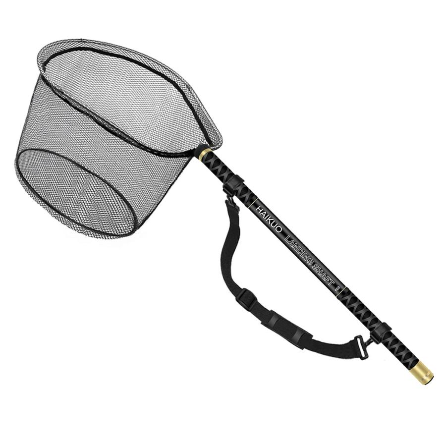 JINKING 玉網 ランディングネット タモ網 伸縮 小継玉の柄 6M カーボン製 軽量 コンパクト 釣りネット タモ 釣り 磯玉のセット ...