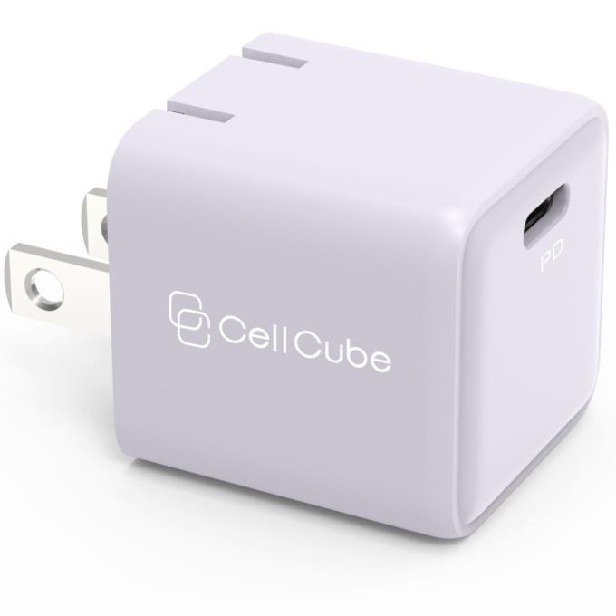 FUNMAXJAPAN 1ポートUSB-C Fast Charger GaN Mini（PD30w） CellCube CC-AC06-0559 白藤 : 176989 : onHOME(オン ...