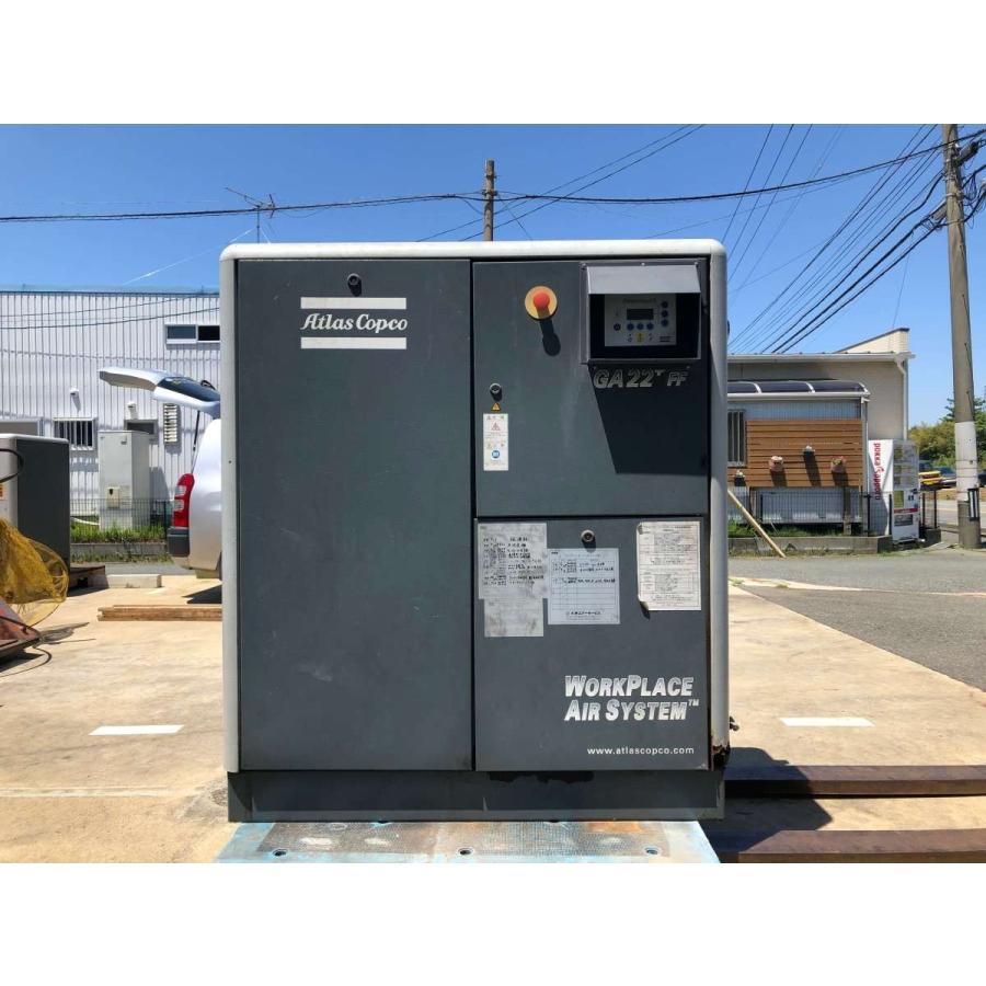 アトラスコプコ 中古機 スクリュー型 エアーコンプレッサー GA22FF 30馬力 : コンプレッサーの大西エアサービス - 通販 ...