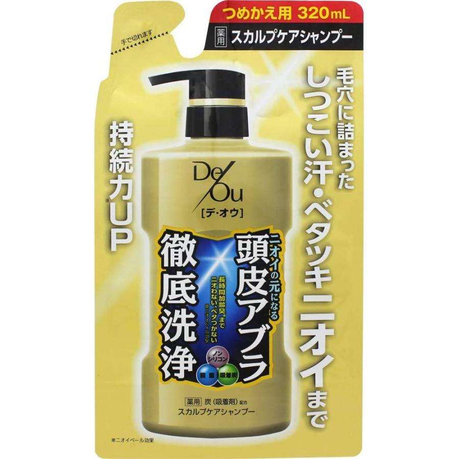 デ・オウ 薬用スカルプケアシャンプー つめかえ用 320ml入り 男性 : online-3ツィーディア - 通販 - Yahoo!ショッピング