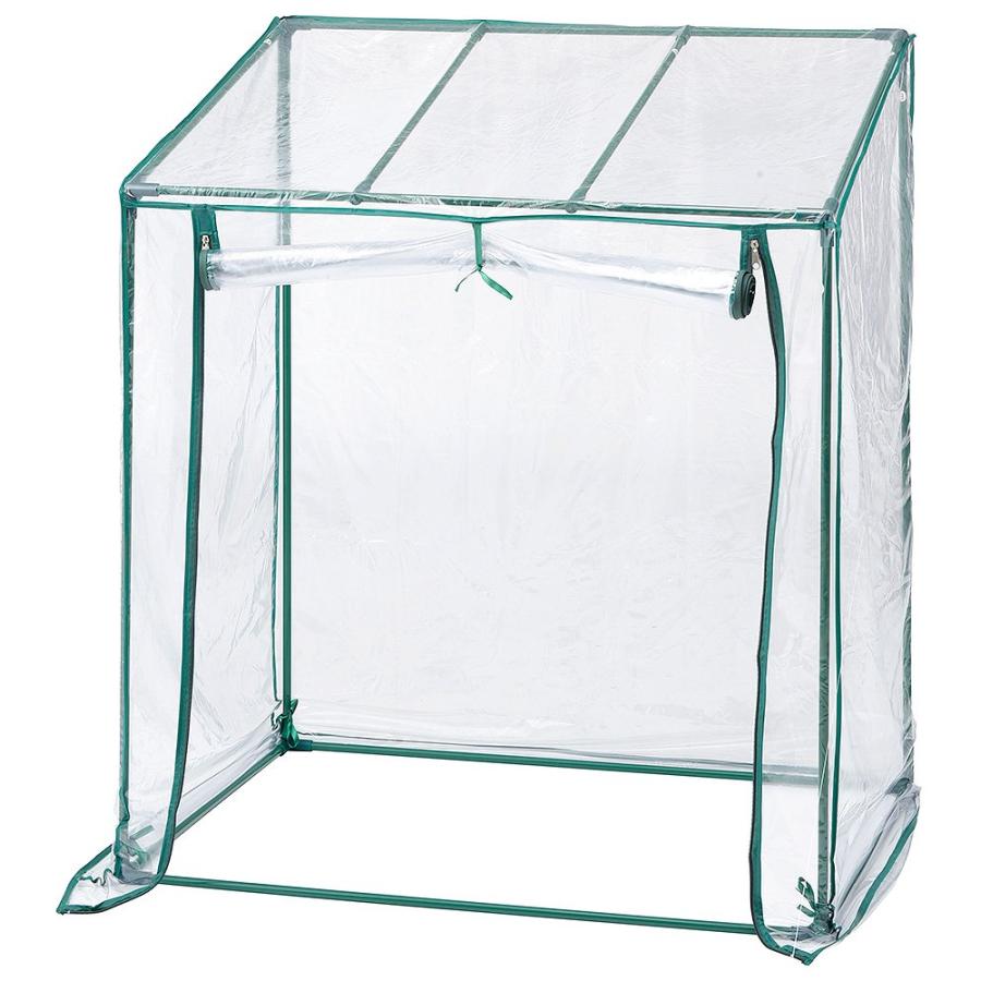 タカショー 温室 ビニール温室 フラワースタンド用 幅96cm×奥行70cm×高さ111cmビニールハウス防寒カバー 植物 育苗 【GRH-N04T 送料無料 : オンラインクオリティーマート ...